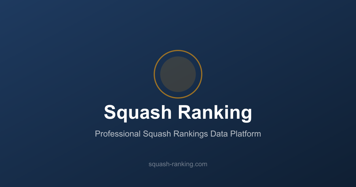 PSA World Tour Squash Rankings - Men's & Women's Live Standings